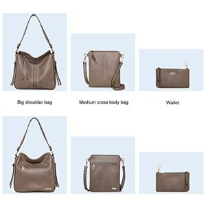 Montana West Shoulder Bag for Women Hobo Bags Leather Purses Large Crossbody Bags Ladies Handbags MWC-1001S-3KH