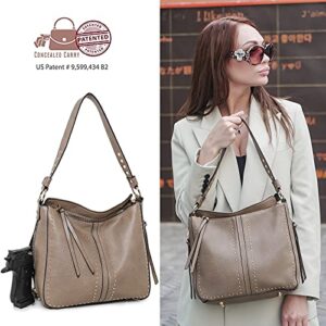 Montana West Shoulder Bag for Women Hobo Bags Leather Purses Large Crossbody Bags Ladies Handbags MWC-1001S-3KH