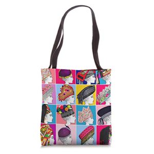 hmong – colorful hmong sisters tote bag