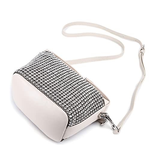 Beilaidisi Womens Crystal Rhinestone Shoulder Handbag Top Handle Hobo Tote Bags Leather Crossbody Bag