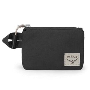 osprey arcane small zip pouch, stonewash black