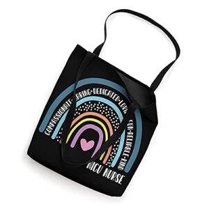 Nicu Nurse Cute Rainbow Tote Bag