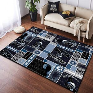 xjzhang carpet cartoon star wars rugs living room bedroom children’s room, washable baby crawling mat non skid kid play mat carpet for girl boy bedroom playroom