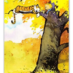 Calvin and Hobbes Photo Prints - Set of 4 (8 inches x 10 inches) Wall Art Decor