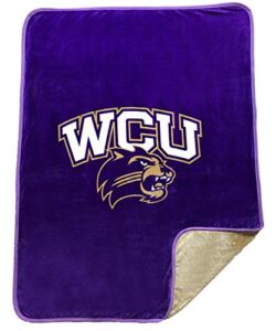 dormitory 101 western carolina university wcu catamount premium quality plush fleece blanket throw – x large 60″x80″. fits queen or twin xl. great gifts!