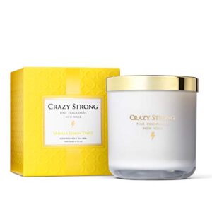 crazy strong vanilla lemon candle | 13 oz. 2-wick scented candle