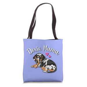 Dapple Dachshund Tote Bag