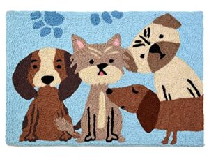 jellybean modern indoor / outdoor mat home comfort rugs 20″ x 30″ rectangle pawsome pals