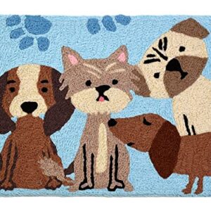 Jellybean Modern Indoor / Outdoor Mat Home Comfort Rugs 20" X 30" Rectangle Pawsome Pals