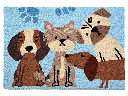 Jellybean Modern Indoor / Outdoor Mat Home Comfort Rugs 20" X 30" Rectangle Pawsome Pals