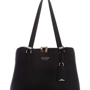 GUESS womens Satchel, Satchel Shoulder Bag, Black, One Size US