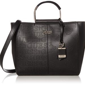 GUESS Satchel, Top Handle, Black