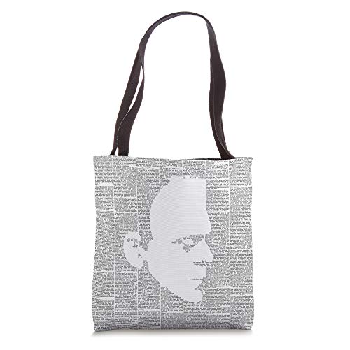 Frankenstein Mary Shelley Vintage Classic Book Text Pattern Tote Bag