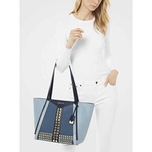 MICHAEL Michael Kors Whitney Large Studded Saffiano Leather Tote Bag