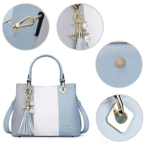 Handbags for Women with Multiple Internal Pockets in Pretty Color Combination