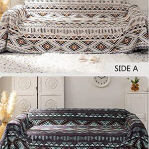 Lqprom Southwest Throw Blankets Aztec Southwest Throws Cover for Couch Chair Sofa Bed Outdoor Beach Travel 51"x63"