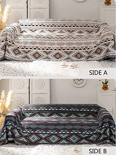 Lqprom Southwest Throw Blankets Aztec Southwest Throws Cover for Couch Chair Sofa Bed Outdoor Beach Travel 51"x63"