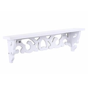 wall mounted shelf, floating wall shelves bookshelf, wall hanging storage rack holder, muti-function display rack for bedroom living room shop, art crafts display stand tray