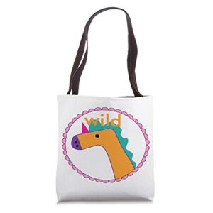 wild horse art pillow tote bag