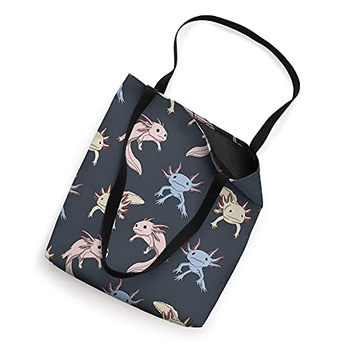 Axolotl Fish Pet Animal Water Sea Ocean White-Axolotl Lizard Tote Bag