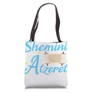 jewish shemini atzeret tote bag