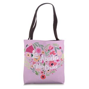 regalos para abuelita best gifts for abuela mas chula tote bag