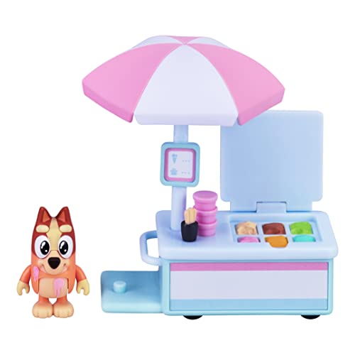 Bluey Ice Cream Cart - Vehicle and 2.5-3" Bingo Figure Pack