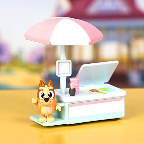 Bluey Ice Cream Cart - Vehicle and 2.5-3" Bingo Figure Pack