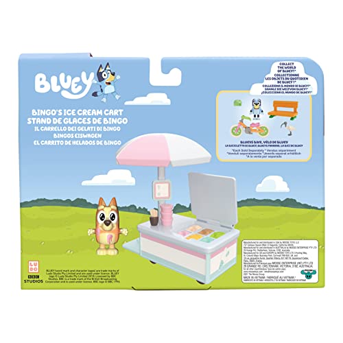 Bluey Ice Cream Cart - Vehicle and 2.5-3" Bingo Figure Pack