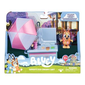 Bluey Ice Cream Cart - Vehicle and 2.5-3" Bingo Figure Pack