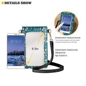 FOR U DESIGNS Sunflower Design Phone Bags Crossbody Shoulder Bag for Teens Girls Cell Phone Holder Satchel for Casual Travel Sports