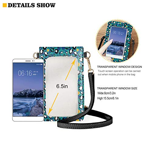 FOR U DESIGNS Sunflower Design Phone Bags Crossbody Shoulder Bag for Teens Girls Cell Phone Holder Satchel for Casual Travel Sports