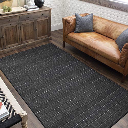 Mohawk Home Norfolk Area Rug, 4'x6', Charcoal