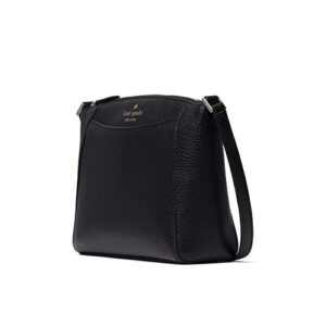 kate spade crossbody purse Monica crossbody in leather (Black)