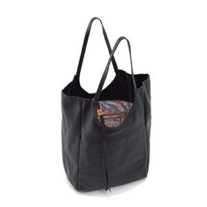 HOBO Women's Native Tote Bag, Black, One Size