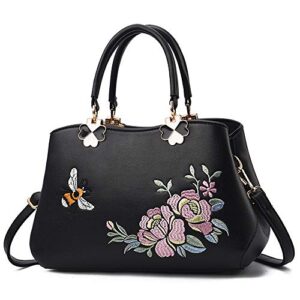 elda small satchel bags for women crossbody embroidery top handle handbags ladies shoulder purse