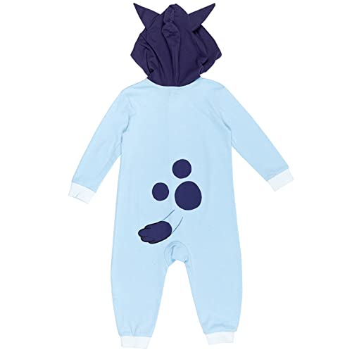 Bluey Toddler Boys Zip Up Cosplay Coverall Costume 4T