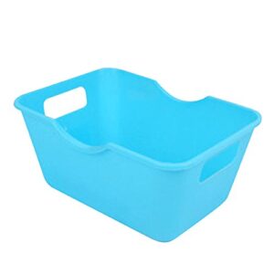 AKIWOS Plastic Desktop Stuffs Organizer Makeup Storage Baskets Space-Saving Perfect for Storing Small Household Items