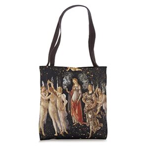 sandro botticelli’s allegory of spring la primavera tote bag