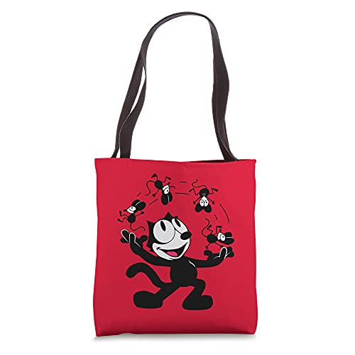 Felix Cat Juggling Mice Vintage Cartoon Retro Graphic Fun Tote Bag