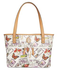 giani bernini canvas postcard tote