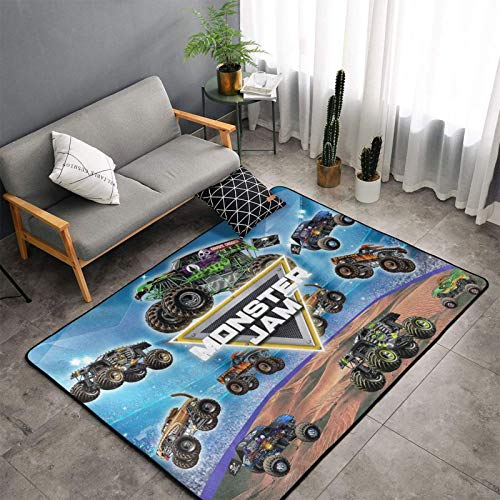 Shouou Anime Car Area Rugs Large Carpet Non-Slip Floor Mat Soft Fluffy Throw Carpet Indoor Anime 60 x 39 in Rug for Living Room Bedroom Backyard Dorm Home Boys Girls Kids Room