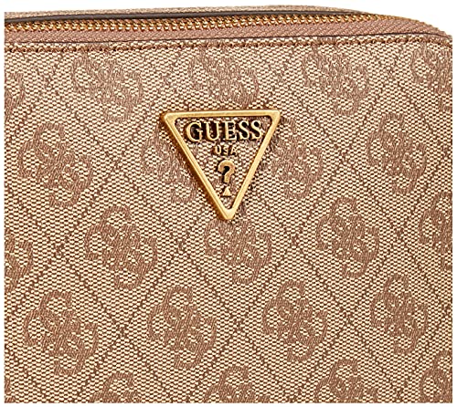 GUESS womens Noelle Crossbody Camera, Latte, One Size US