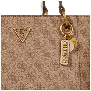 GUESS womens Noelle Elite Tote, Latte, One Size US