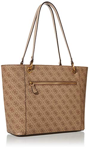 GUESS womens Noelle Elite Tote, Latte, One Size US