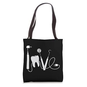 dentist mouth doctor dentistry oral hygiene dental surgeon tote bag