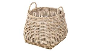 kouboo kobo wicker basket, gray-brown