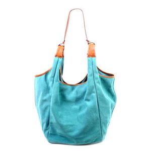 OLD TREND Genuine Leather Rose Valley Hobo Bag (Aqua)