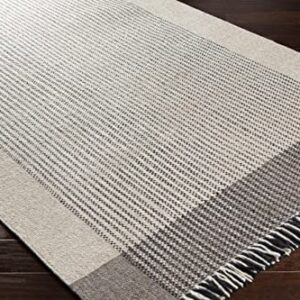 Hauteloom Barraute Hallway, Kitchen Runner Rug - Cottage - Black, Gray, Beige - 2'6" x 8'