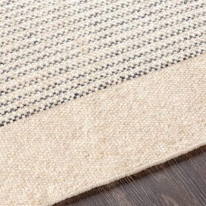 Hauteloom Barraute Hallway, Kitchen Runner Rug - Cottage - Black, Gray, Beige - 2'6" x 8'